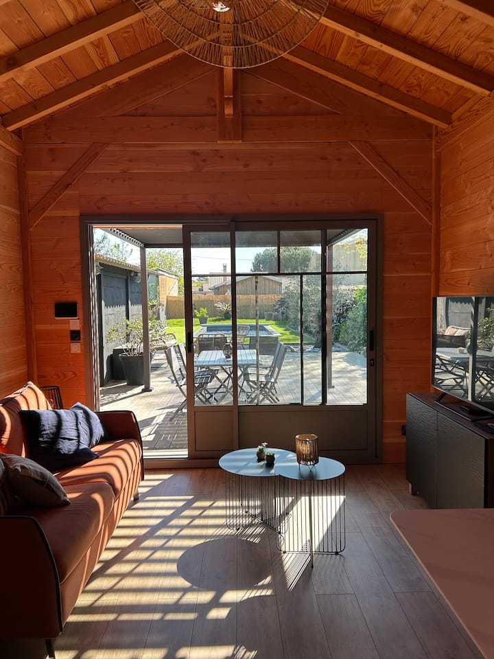 Esprit Cabane Sur Le Bassin Proche Plage - Gujan-Mestras
