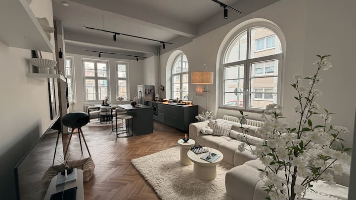 Exklusives Design Loft | 5min Vom Rhein Entfernt - Krefeld
