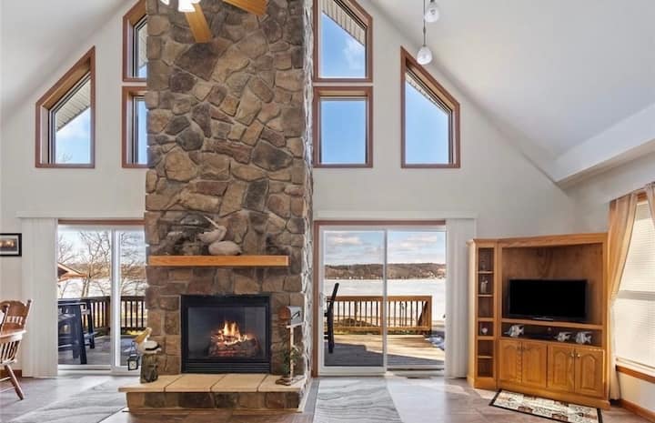 Whispering Waters Lake Front Home W/ Private Dock - Dundee, NY
