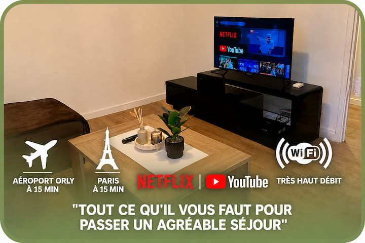 Cosy Choisy - Paris Et Aéroport Orly à 15 Min - Choisy-le-Roi