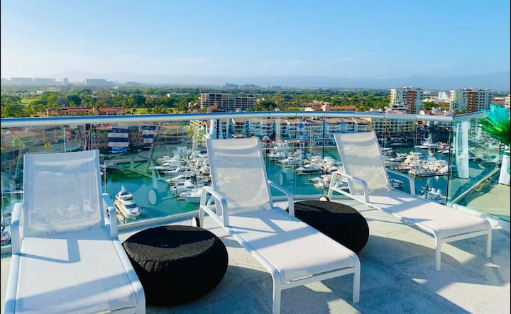 Vistas ÉPicas A Yates Y Montañas: Condo De Lujo - Puerto Vallarta