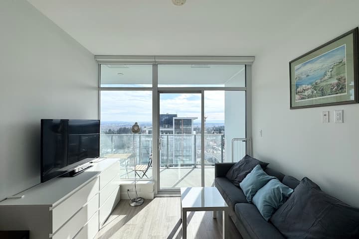Metrotown 1br / Walk To Shops•transit•skytrain•ac - バーナビー
