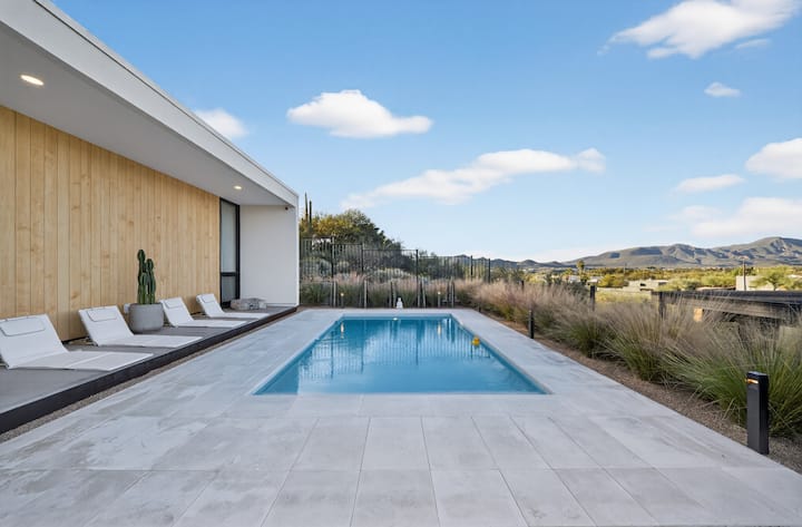 Architectural Desert Oasis | Mountain Views + Pool - Cave Creek, AZ