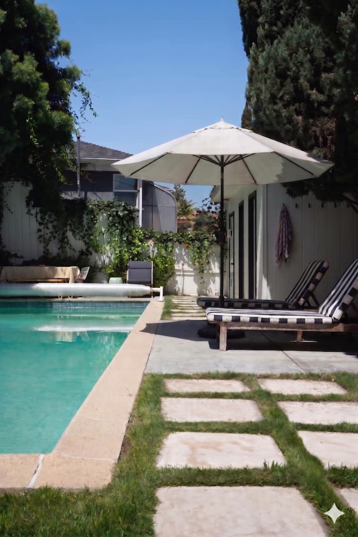 Charming 1-bedroom Studio With Pool & Fireplace - Los Ángeles, CA