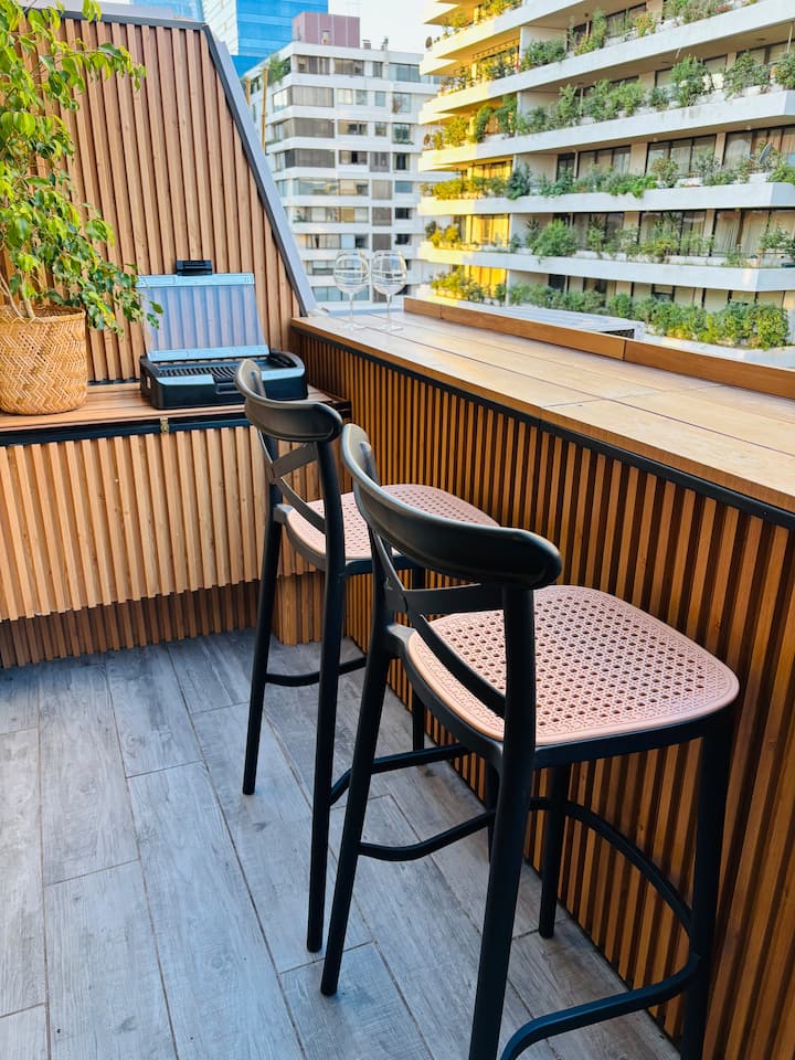 Maravilloso Oasis En Exclusivo Barrio El Golf - Santiago de Chile