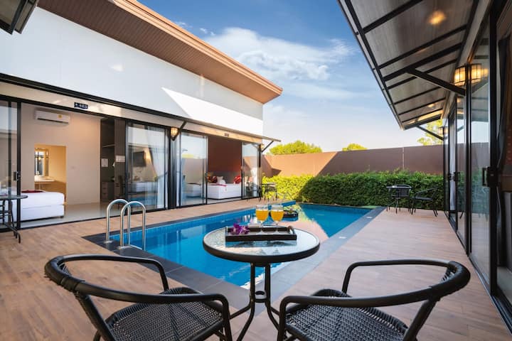 Cozy Chilling 2 Unit Private Pool 4 Br Villa Rawai - Phuket
