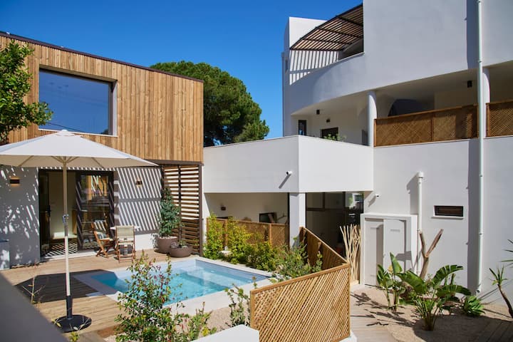 Aroeira Beach Retreat - Duplex 4 W/ Private Pool - Almada