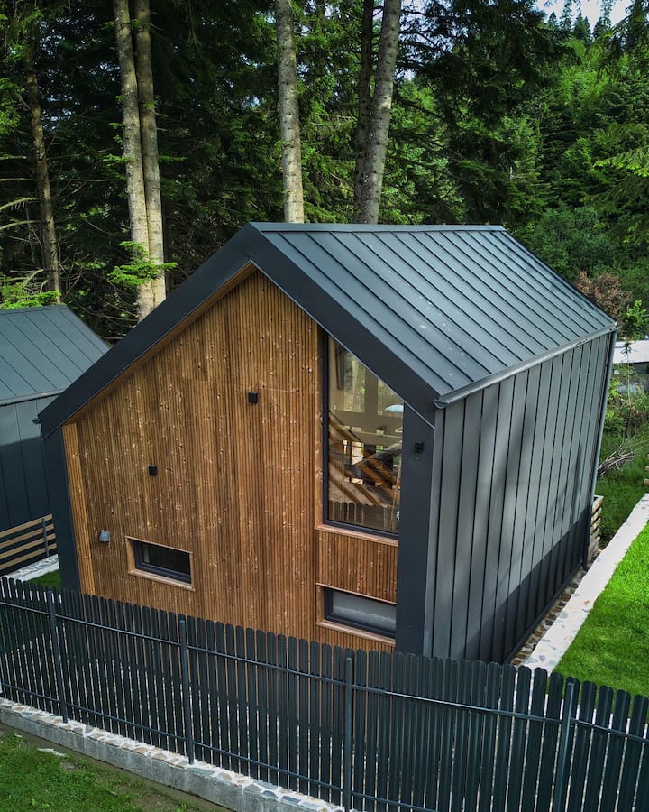 Cabana Nordică Cu Terasă&fire Pit | Liniște Totală - Sinaia