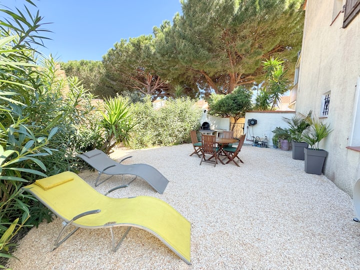 Appartement T2 - 50 M², Jardin, Parking, Garage ! - Canet-en-Roussillon