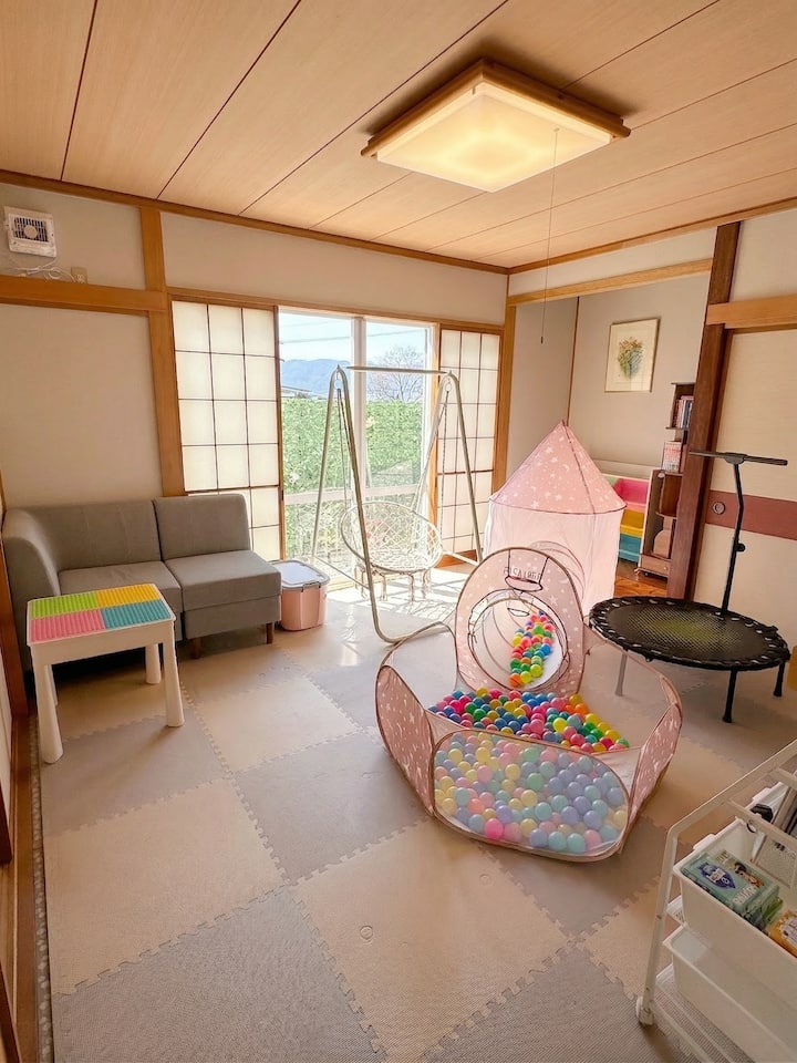 諏訪湖ビュー｜キッズルーム・Bbq・雀卓ありの広々6ldk - Matsumoto