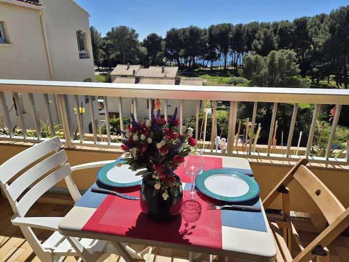 Studio, Vue Mer, Wifi, Climatisation, Tout à Pied - Saint-Mandrier-sur-Mer
