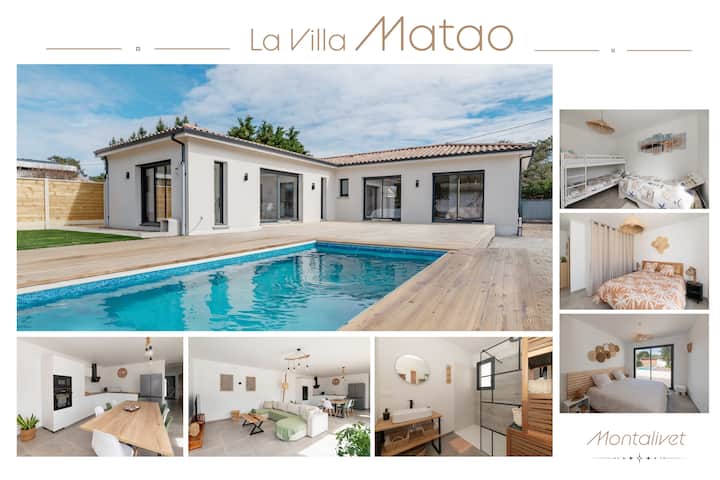 Villa Neuve 2025 - Plage à 400m - Plage Vensac