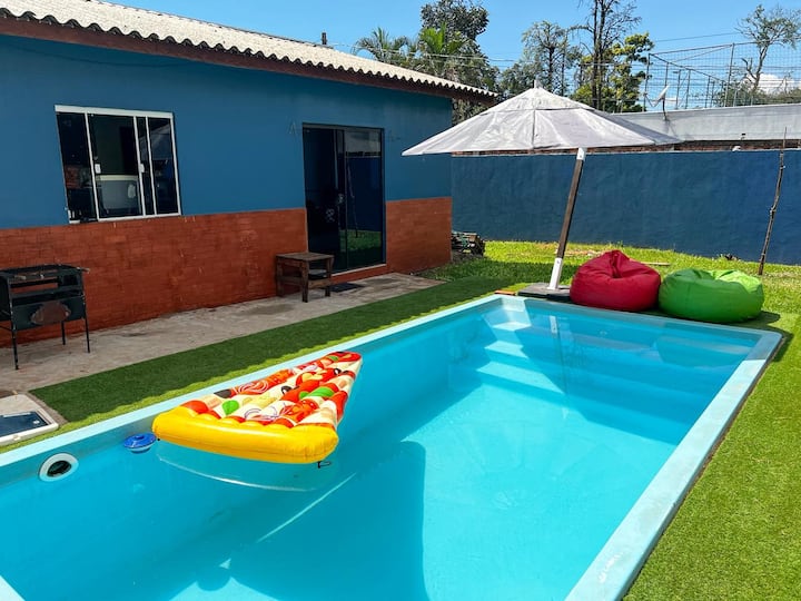 4 Min Do Paraguai: Casa Com Piscina E Privacidade - Hernandarias