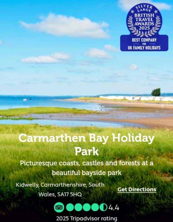 Carmarthen Bay Chalet Rental. - Llansteffan