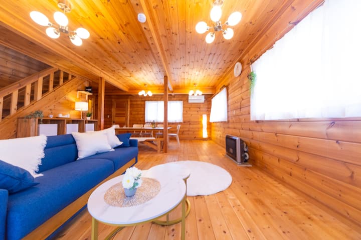 琵琶湖に近い貸切ログハウス別荘・7名宿泊可・bbq可能 - Shiga