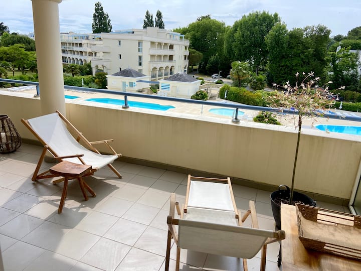 T2 Cosy Avec Piscine à 450 M De La Plage - La Baule-Escoublac