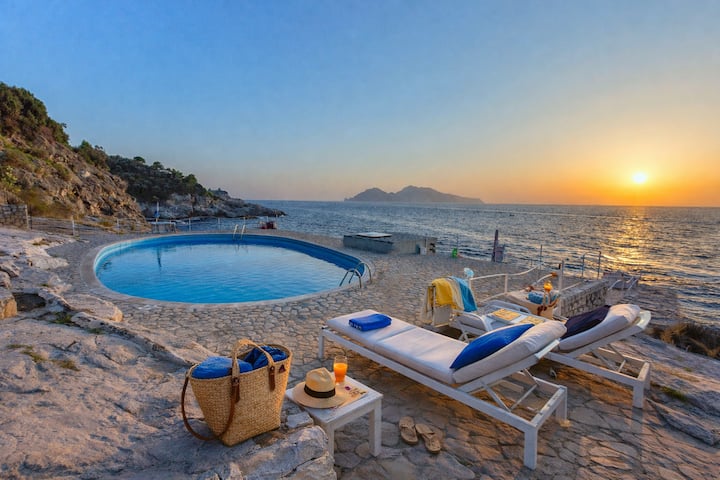 Villa With Pool On The Sea Direct Access Capriview - Isla de Capri