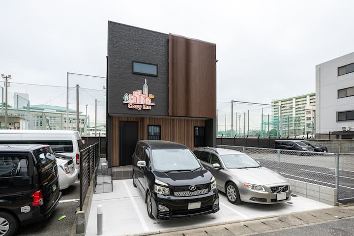 博多駅徒歩圏内!無料駐車場2台有り!乾燥機付!新築一軒家! - Fukuoka