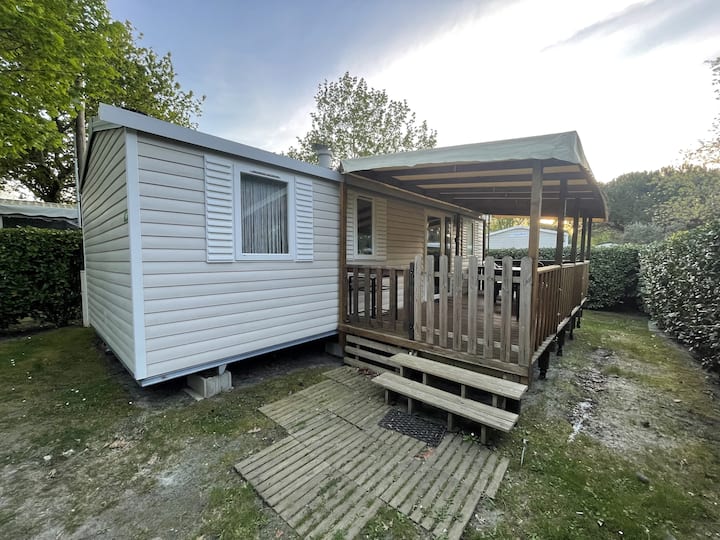 Mobil-home 6/8 Pers Clim Terrasse La Réserve - Parentis-en-Born