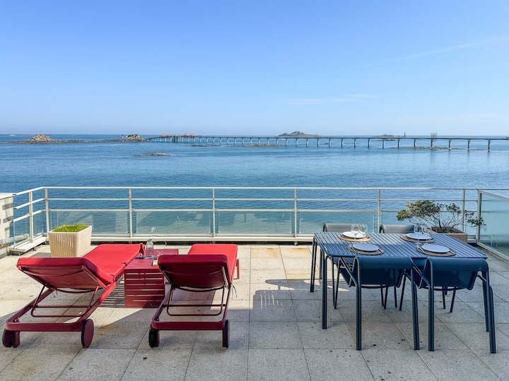 Appartement Centre-ville Vue Panoramique Sur Mer. - Île de Batz