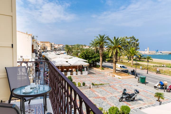Scenic Seaview & Steps To Beach By Queens Room Bar - Crete
