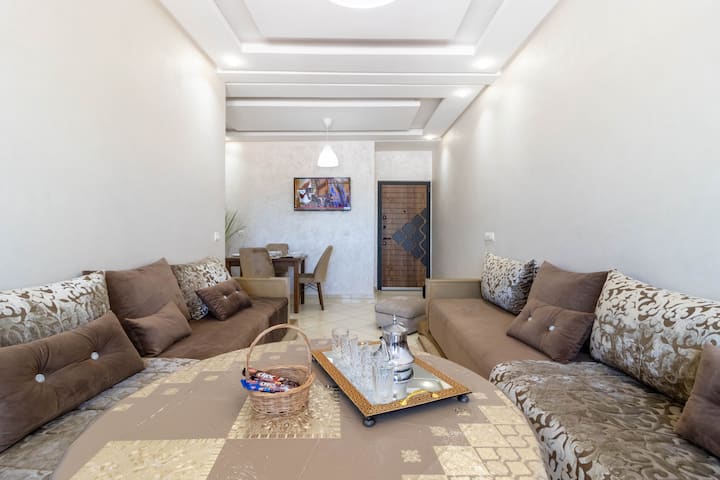 ÉLégant & Calme Appartement-skhirat, Plage à 5 Min - Sjirat