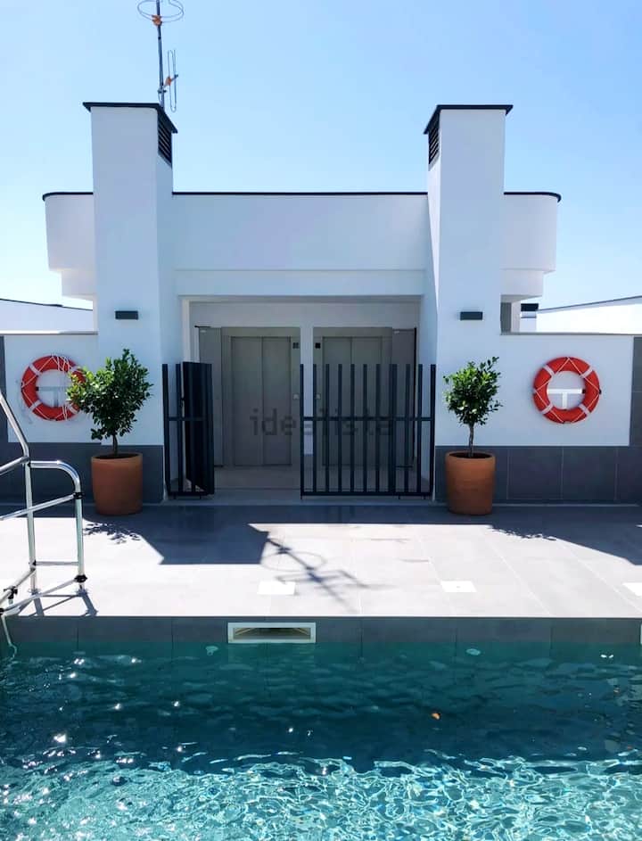 Casa Munay Tarifa Con Terraza, Parking Y Piscina - Tarifa