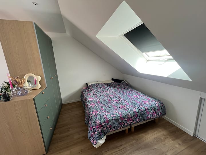 Studio Meublé Confort Avec Grande Terrasse - Villeneuve-d'Ascq