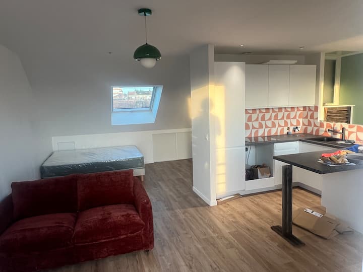 Studio Meublé Confort Avec Grande Terrasse - Villeneuve-d'Ascq