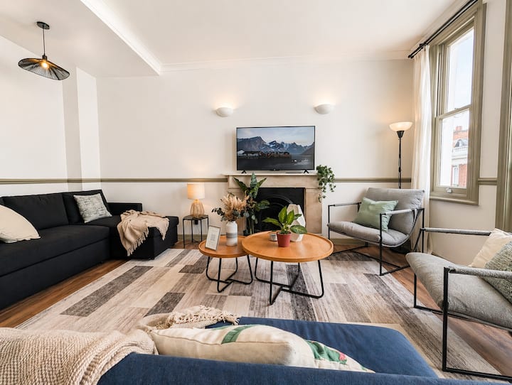 Modern Triplex Sleeping 8. Station 4 Min Away - Fulham
