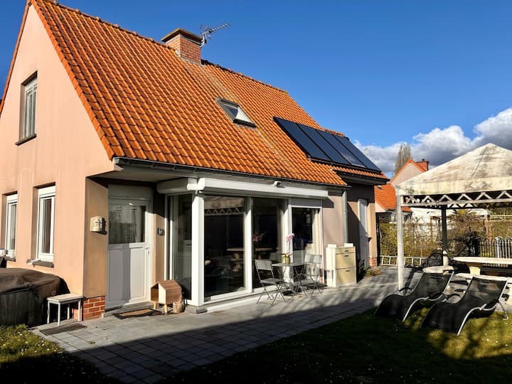 Maison Piscine Partagée 3 Chambres - Quend Plage