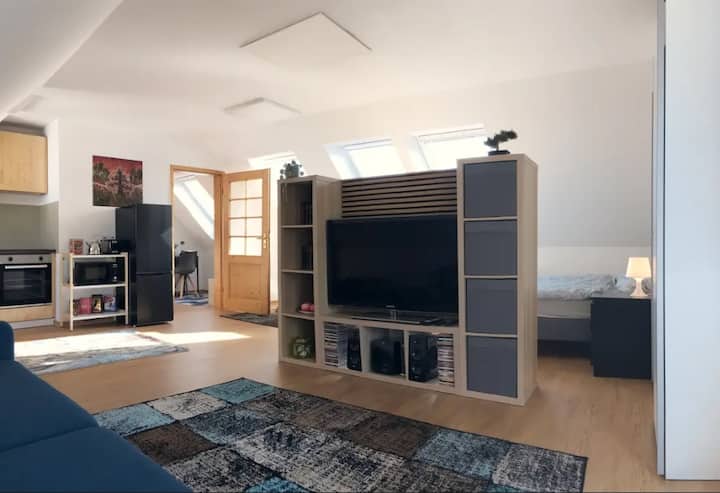 Ac Attic Loft | Sunset Hill Views | Remote Work - Sankt Martin