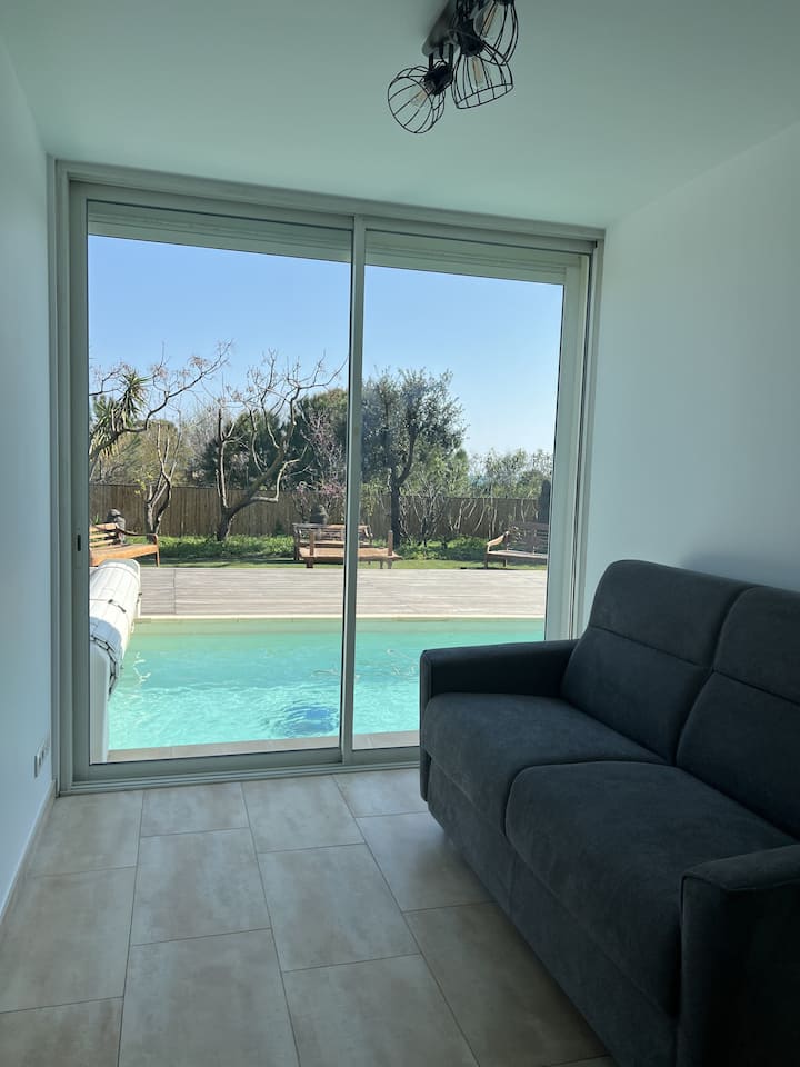 Villa Première Ligne Plage 12 Personnes - Balaruc-le-Vieux