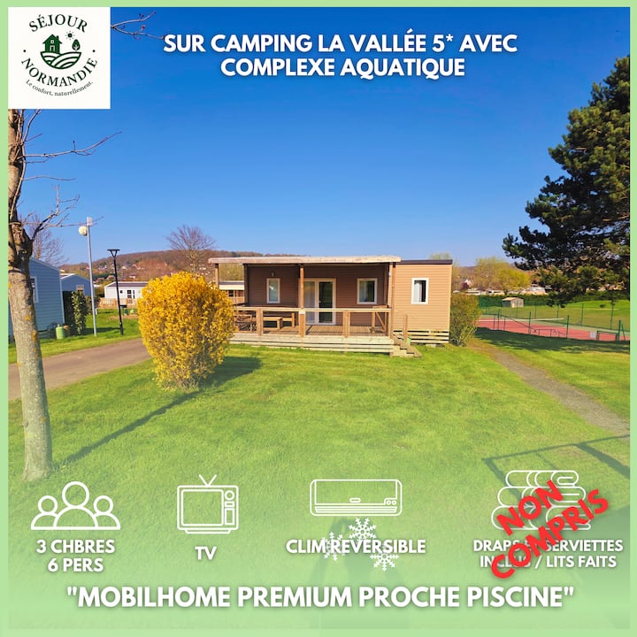 Mobilhome Premium 6 Pers Proche Piscine /Citystade - Houlgate