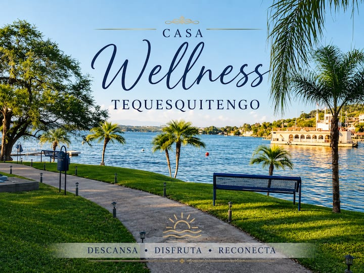 Casa Wellness Teques | Jacuzzi + Lago + Alberca - Tequesquitengo