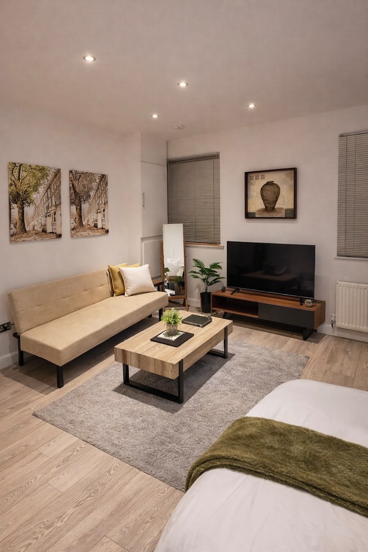 Modern Cosy Studio 10 Min Airport & London Links - Luton