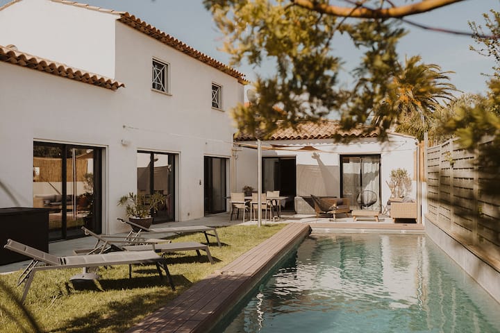 Villa Moderne Avec Piscine à 200m De La Mer - Saint-Cyr-sur-Mer
