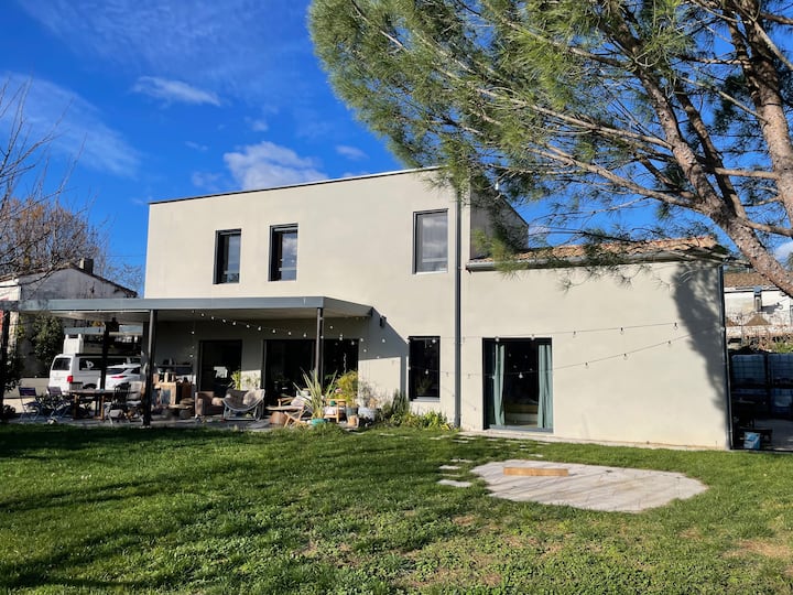 Maison 9 Pers 300m Rivière, Terrasse Ombragée - Vallon-Pont-d'Arc