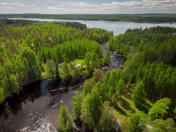 Huvila Ja Luonnonrauhaa Aivan Kosken ääRellä - Mikkeli
