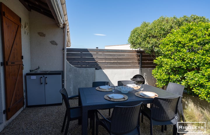 Riboleys - Maison Climatisée à 500m De La Mer - Vias