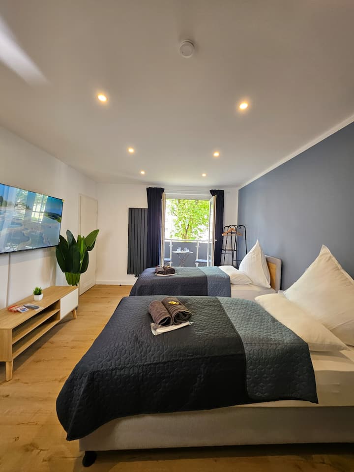 Modern Homes - 4k Tv, Hotelbetten, Küche, W-lan. - Kamp-Lintfort