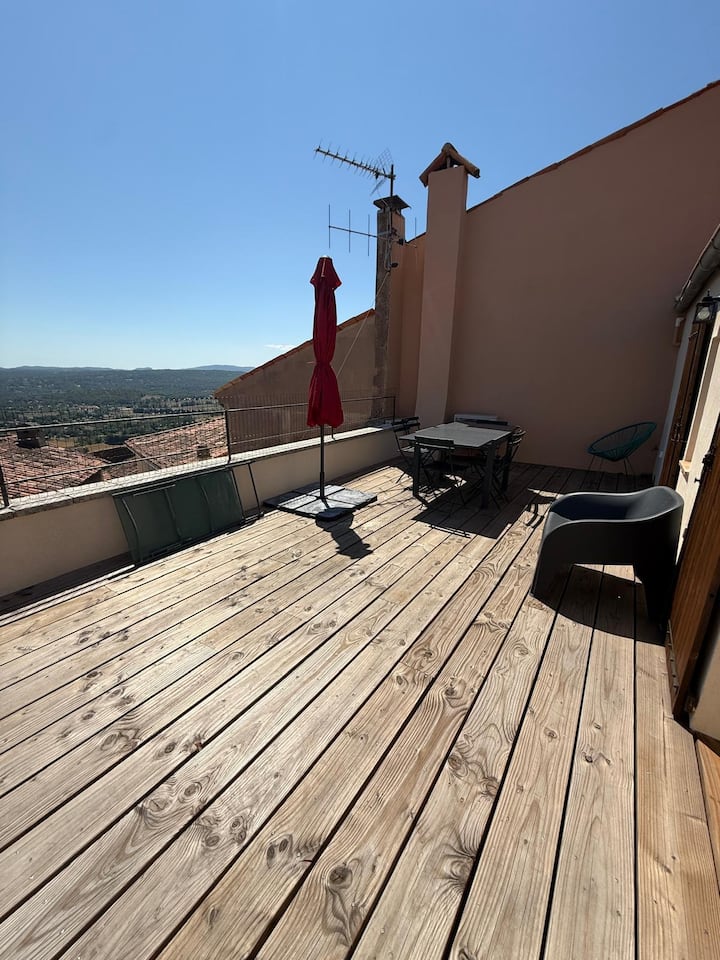 Appartement Dans Village Perché Du Var, Belle Vue - Var