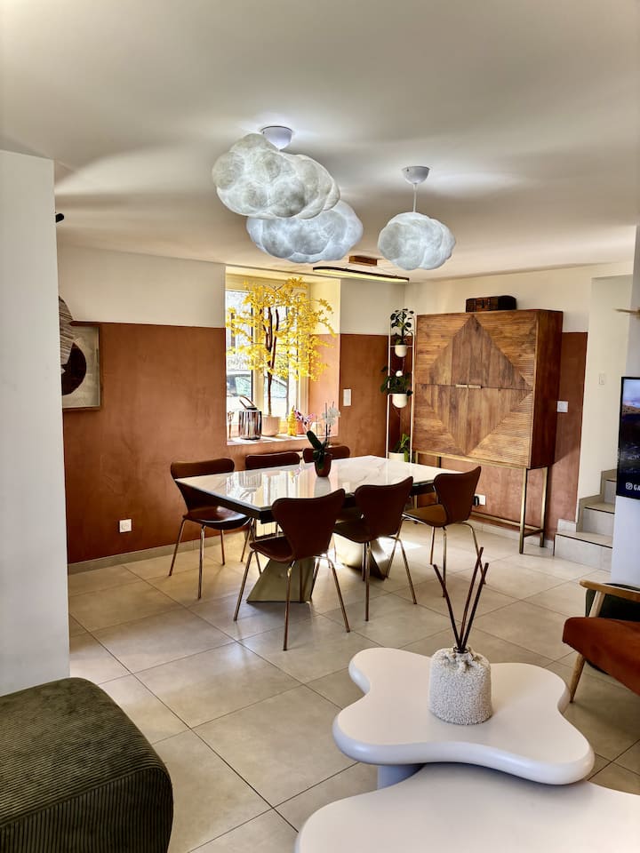 Maison Cosy Vue Montagnes Proche Lac Et Nature - Le Bourget-du-Lac