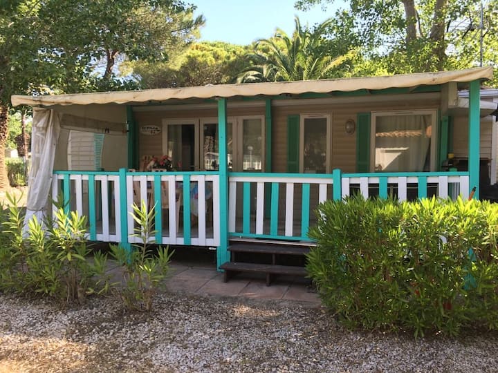 Charmant Mobil-home Camping Les Sables D’or Agde - Marseillan