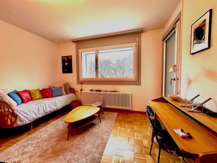 Appartement Cosy Vue Forêt à 10 Min De Carouge - Saint-Julien-en-Genevois