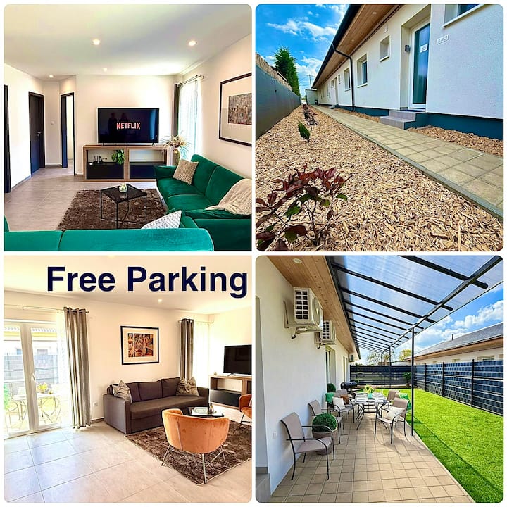 Local-lux Grand Living•12guests•140m2•free Parking - Kecskemét