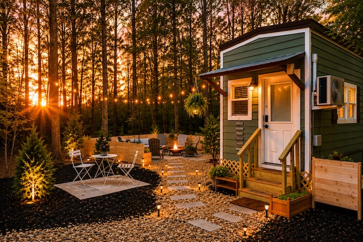 Romantic Tiny Retreat-hot Tub & Fire Pit-1/2 Acre - Alabama