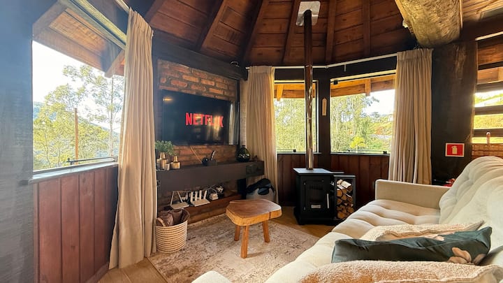 Cabana Com Sauna Vidro E Spa | Nemora Reserva - Brasil
