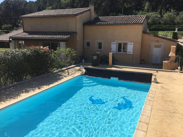 Maison Tout Confort Avec Piscine Privée Chauffée - Vallon-Pont-d'Arc