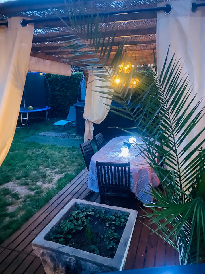 Charmant Appartement Avec Jardin Privé. - Nans-les-Pins